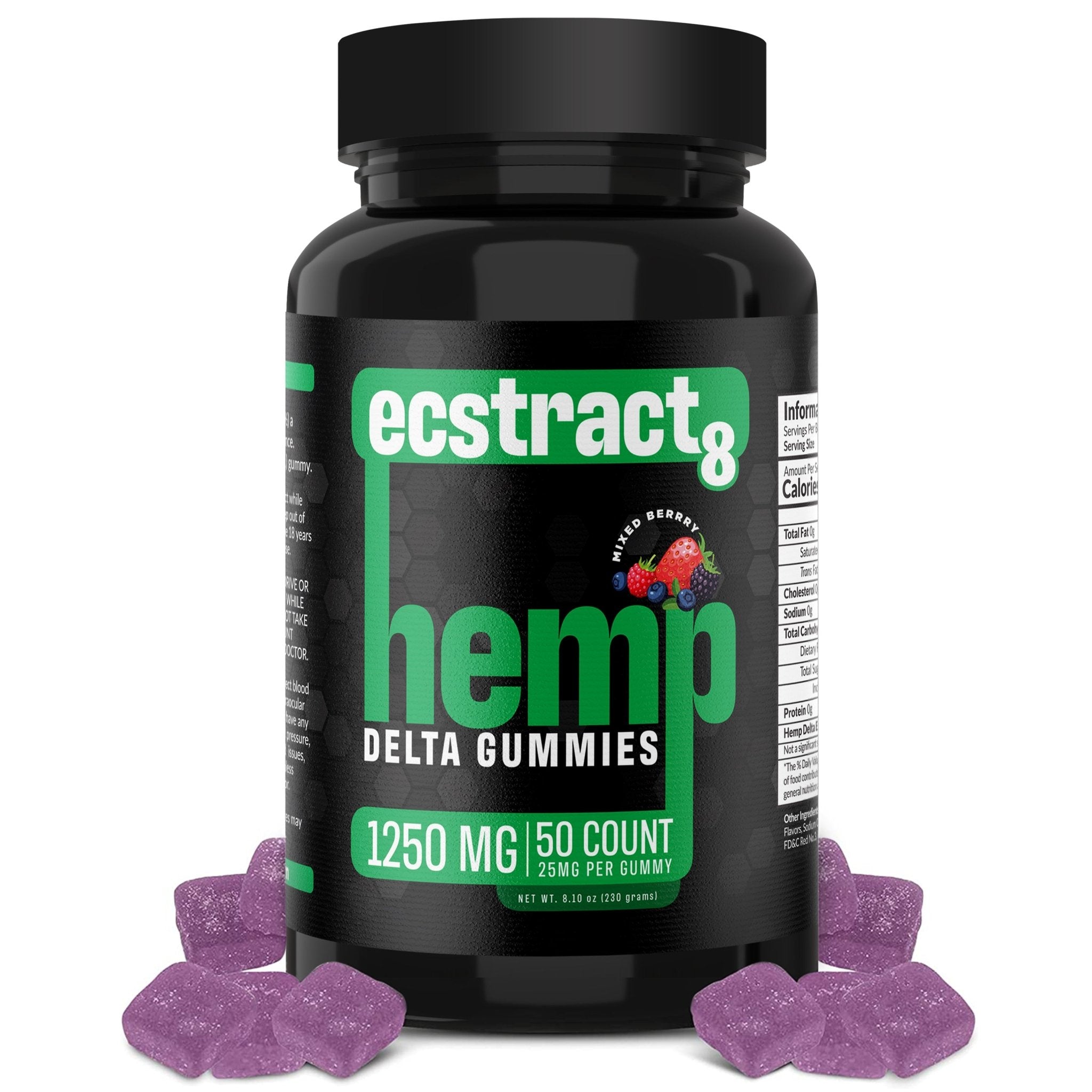Delta 8 - 50 count – ecstract 8